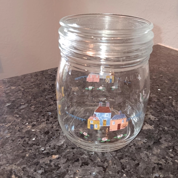 arc France | Kitchen | Vintage Arc France Decorative Glass Jar With ...